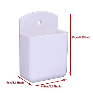 Svaitend Remote Holder Wall Mount, 2 PCS Wall Mount Remote Control Holder for Home Office School Hotel