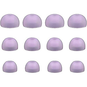 Rqker Ear Tips Compatible with Galaxy Buds 2 Earbuds, 6 Pairs S/M/L Sizes Soft Silicone Replacement Tips Earbuds Tips Eartips Compatible with Galaxy Buds 2 SM-R177, Lavender 12