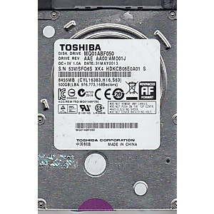 Toshiba MQ01ABF050 500 GB 2.5" Internal Bare/OEM Hard Drive
