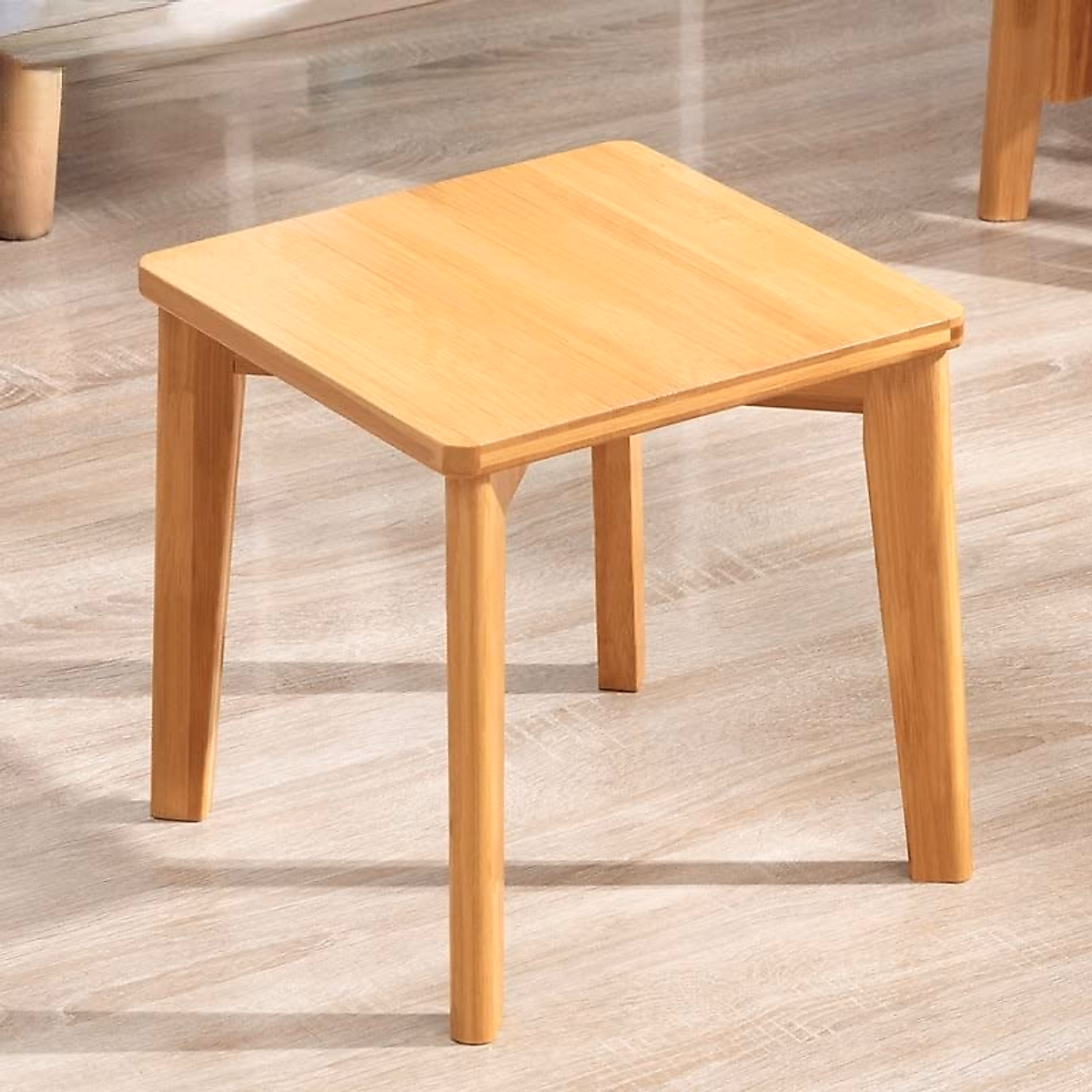 Multipurpose Stool Household Kitchen Stool Multifunctional Thickened Bamboo Stool Dining Chairs Low Stools for Dorm Living Room Bedroom Creative Stool