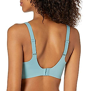 Bali Women's Comfort Revolution EasyLite Back Close Wirefree Bra DF3496, Blue Sage, Medium
