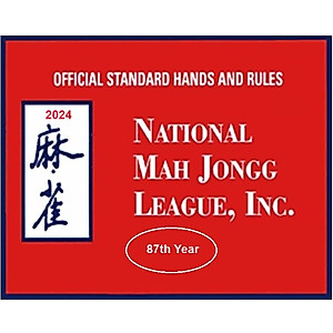 National Mah Jongg League 2024 Large Size Card - Mah Jongg Card - Official Hands and Rules
