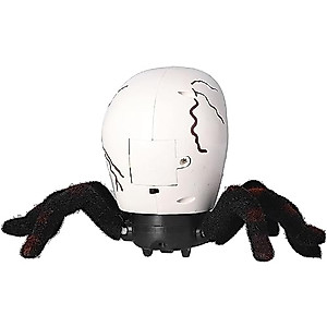 2023 New Skull Tarantula Toy, Remote Control Spider, Spooky RC Spider Prank Toy with Light Up Eyes, High Simulation Fake Spider, Great Hallowee Toy for Kids