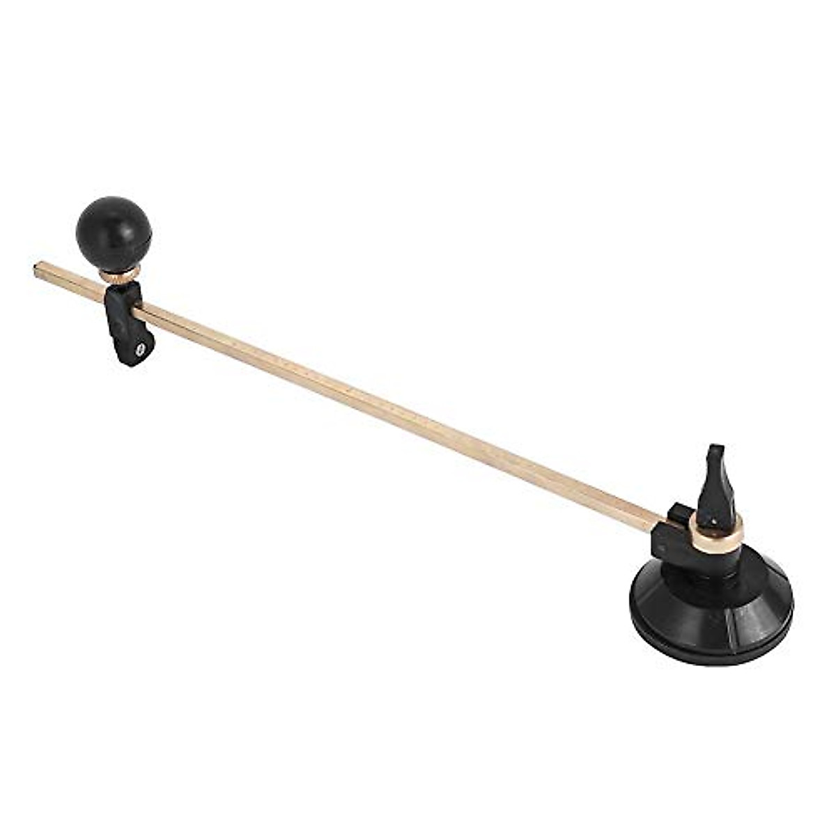 Walfront Glass Compasses Cutter, Glass Cutter 6 Wheel Compasses Circular Cutting Cutter with Suction Cup Circle (60CM)