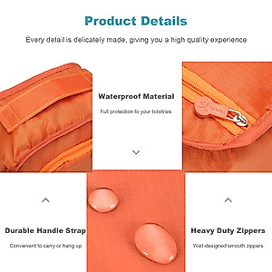 Hualibao Travel Shoes Pouch Shoe Bag with Handle Holds 1 Pairs of Shoes, Shoe Packing Cubes for Travel(Deep Blue)