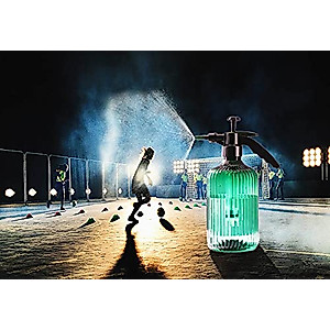 HIOVIOSS 2L Large Green Plants Mister Spray Bottle Handheld Pump Sprayer Retro House Watering Mist for Indoor Garden Care