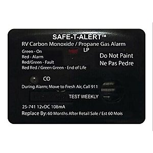 25-741-BL Safee-T-Alert Carbon Monoxidee Propanee Leak Detector