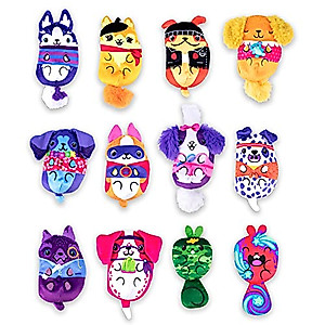 Dogs vs Squirls - Mystery Bag - 2pk - 4" Super-Soft & Bean-Filled Plushies! Collect These as Stocking Stuffers! Great for Advent Calendars - Great for Kids, Boys, & Girls!