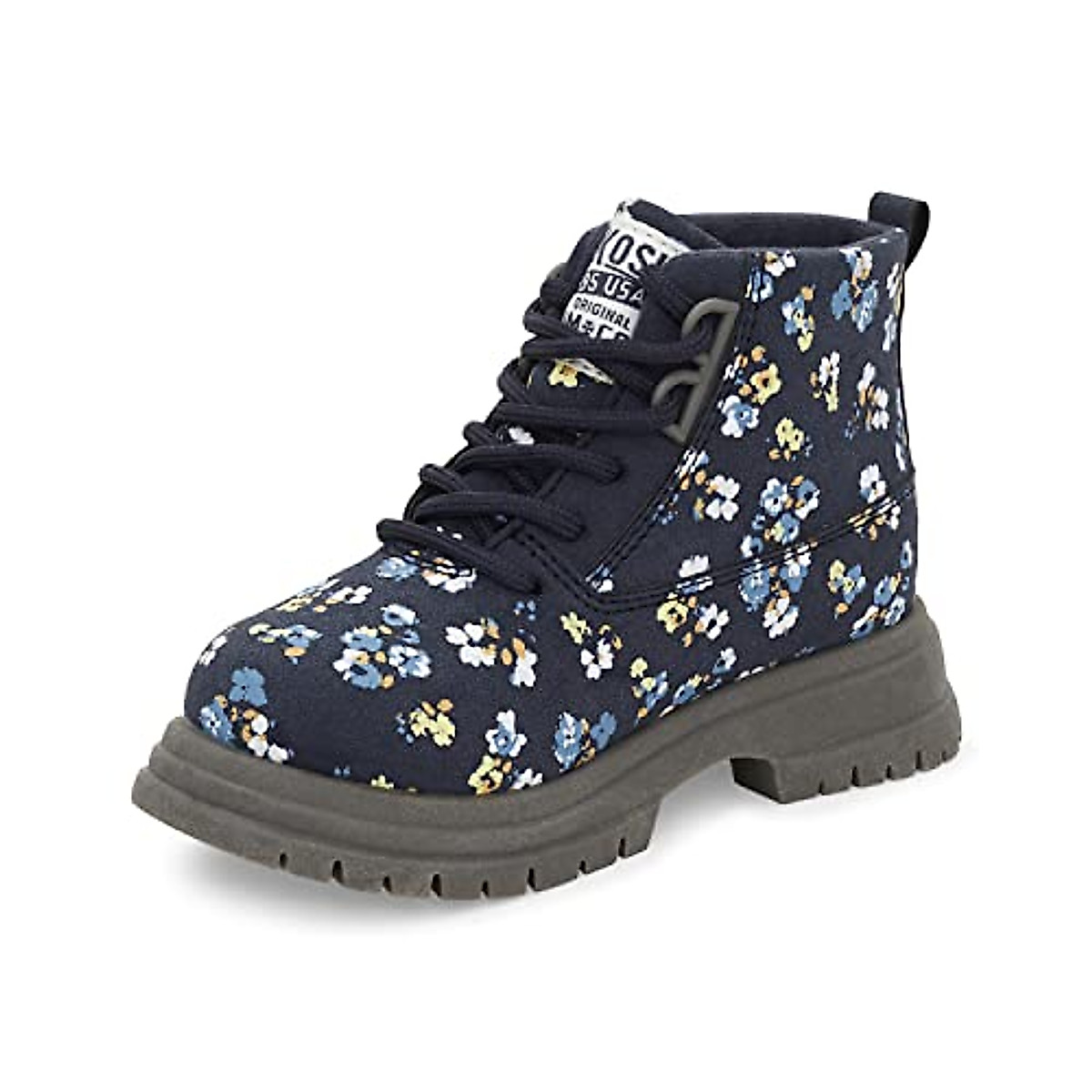 OshKosh B'Gosh Girls Ziomi Chelsea Boot, Navy, 8 Toddler