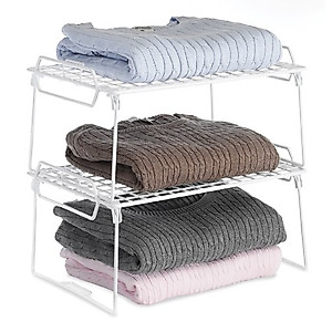 Whitmor Wire Grid Stacking Utility Shelf