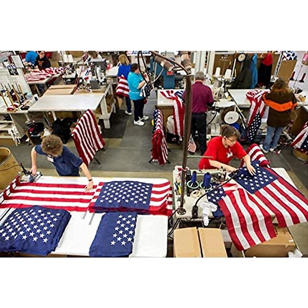 The Top 4x6 ft American Flag for Outside, Deluxe Made USA Flag, Longest Lasting, Heavy Duty 420D Nylon, Embroidered Stars, Sewn Stripes, Brass Grommets, The Best US Outdoor Flags
