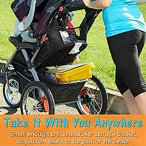 SOWOW Sand and Water Table for Toddlers – 3in1 Indoor & Outdoor Water Table for Kids – Portable Baby Water Table with Cover and Toddler Beach Toys – Sensory Bin Table for Babies & Toddlers