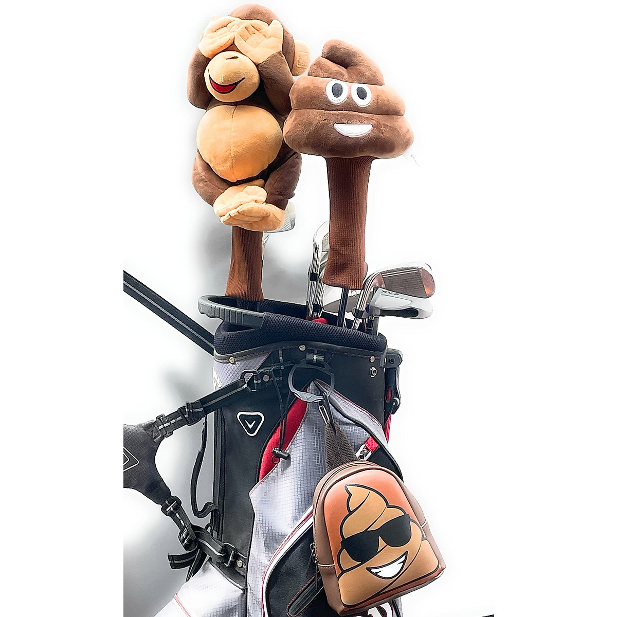 Emoji Poop Golf Swag Bag