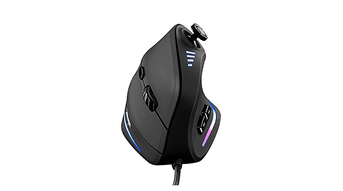 Gaming Mouse with 5 D Rocker & 10000 DPI | Ergonomic RGB Gaming Mouse