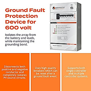 Morningstar - Tristar Ground Fault Protection Device for Tristar MPPT 600V Charge Controllers, (GFPD-600V)
