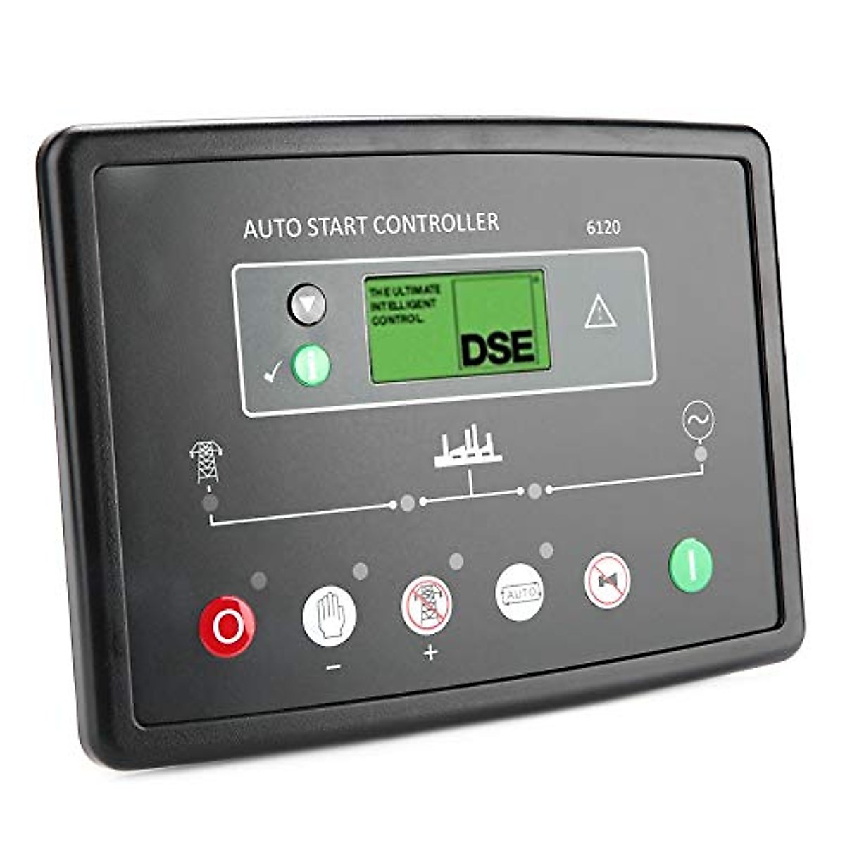 YWBL-WH DSE6120 Deep Sea Electronic Generator Controller Module Control Panel 0-10 V / 4-20mA oil pressure LCD Display, Dynamo