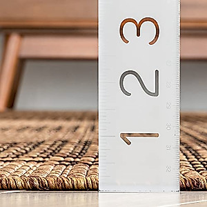 Well Woven Kaila Natural Color Indoor/Outdoor Tribal Diamonds (5'3" x 7'3") Area Rug