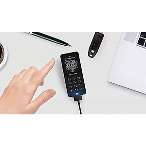 iodd Mini USB 3.0 256-bit Secure encrypted SSD Drive (512GB)