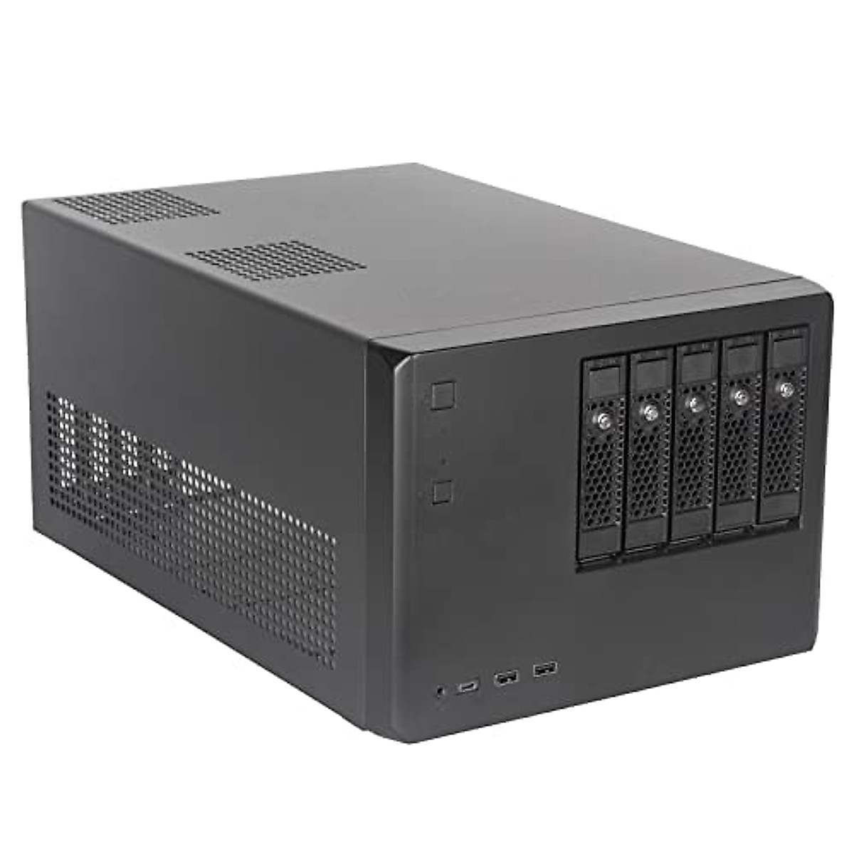 SilverStone Technology CS351 5-Bay SAS-12G / SATA-6G hot-swappable high Performance NAS Chassis, SST-CS351B
