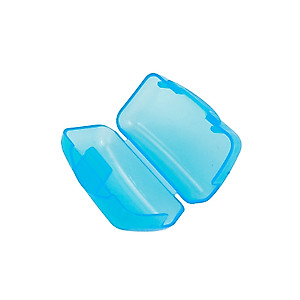 Dahszhi 50Pcs Toothbrush Cap Covers Toothbrush Head Protector Case for Travel or Home,Blue