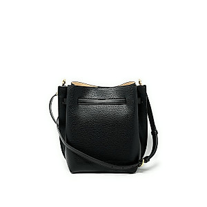 Michael Kors Emilia Small Drawstring Bucket Bag In (Black/Gold)