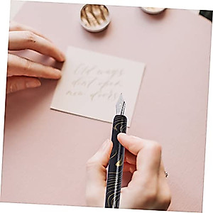 TEHAUX 1 Set acrylic dip pen Glass desktop resin calligraphy pen dip pen student wood calligraphy pen penholder acrylic pen pen set calligraphy drawing pen comics english calligraphy pen