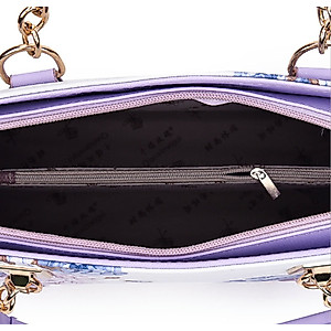 Zzfab Purple Floral Purse