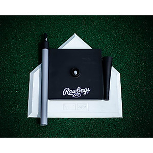 Rawlings | PRO MODEL Batting Tee | Heavy Duty Base | Adjustable Height 21"-36"