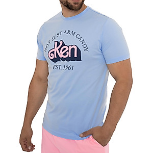 Barbie T-shirt Mens | Mens’ Ken Tee Shirt | Ken Cotton Tshirts for Men | Blue S