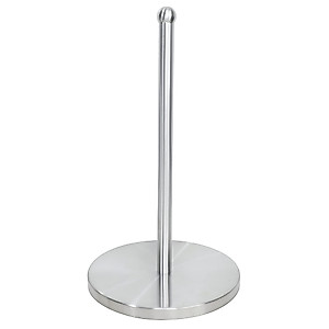 Alise Paper Towel Holder,Standing Paper Towel Roll Holder for Standard or Mega Rolls,Paper Towel Stand for Kitchen Counter Bathroom Table,SUS304 Stainless Steel Brushed Gold Finish