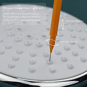 Shower Head Cleaning Brush Tool, Shower Head Cleaner Brushes Picks Small Cleaning Brush Crevice Cleaning Brush Anti Clogging Cleaning Brush for Household Bathroom Pipe Car Washers Holes Gaps Nozzles