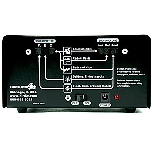 Bird-X Transonic Pro Electronic Pest Repeller