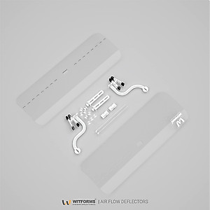 WITFORMS/Grille - Adjustable AC air Deflector Suitable for Central air conditioner's register and grille. Enhance Cooling and Heating Circulation - Length (60 to 110 cm)