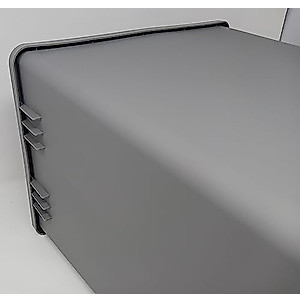 52 Qt. Replacement Waste Bin for Cabinet Recycling Pull Out Trash Organizer (Grey)