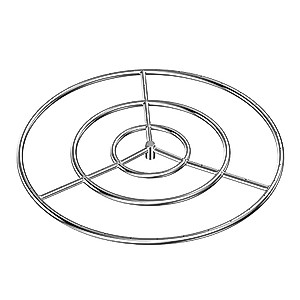 Skyflame 30-Inch Round Fire Pit Burner Ring, 304 Stainless Steel