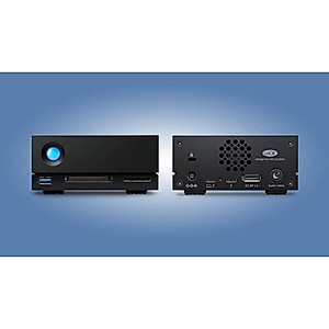 LaCie 1big Dock 4TB External Hard Drive HDD Docking Station – Thunderbolt 3 USB 3.1 USB 3.0 7200 RPM Enterprise Class Drives, for Mac and PC Desktop, Data Recovery (STHS4000800)