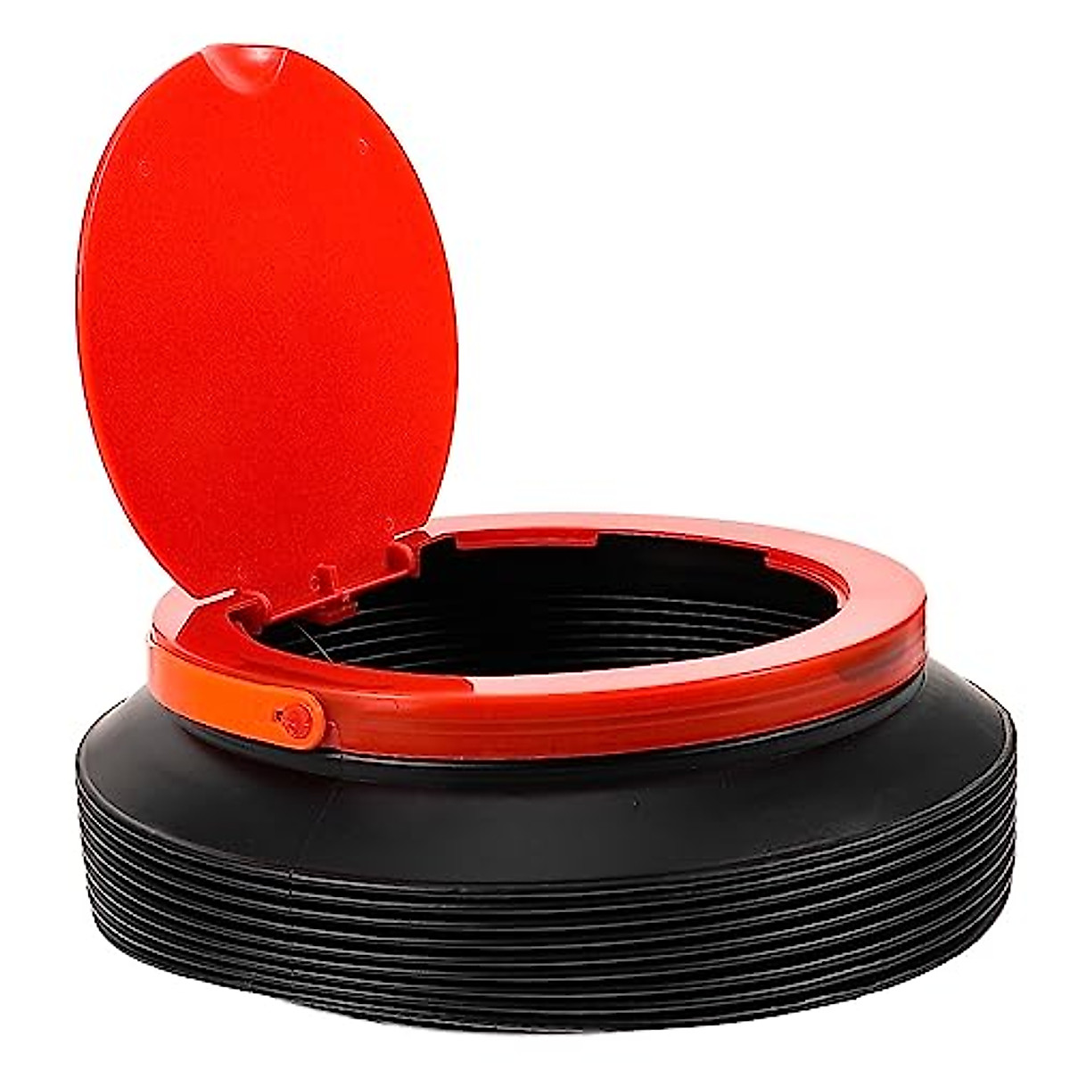 BESPORTBLE 4pcs Folding Trash Can Water Bucket Fishing Water Pail Foldable Beach Bucket Collapsible Wash Basin Cleaning Bucket Trash Can for Cars Large Water Bag Plastic Camping Kettle