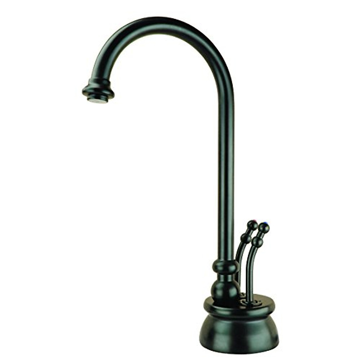 Westbrass D262HFP-12 Docalorah 10" 2-Handle Hot and Cold Water Dispenser Faucet with Instant Hot Water Tank System, Oil Rubbed Bronze
