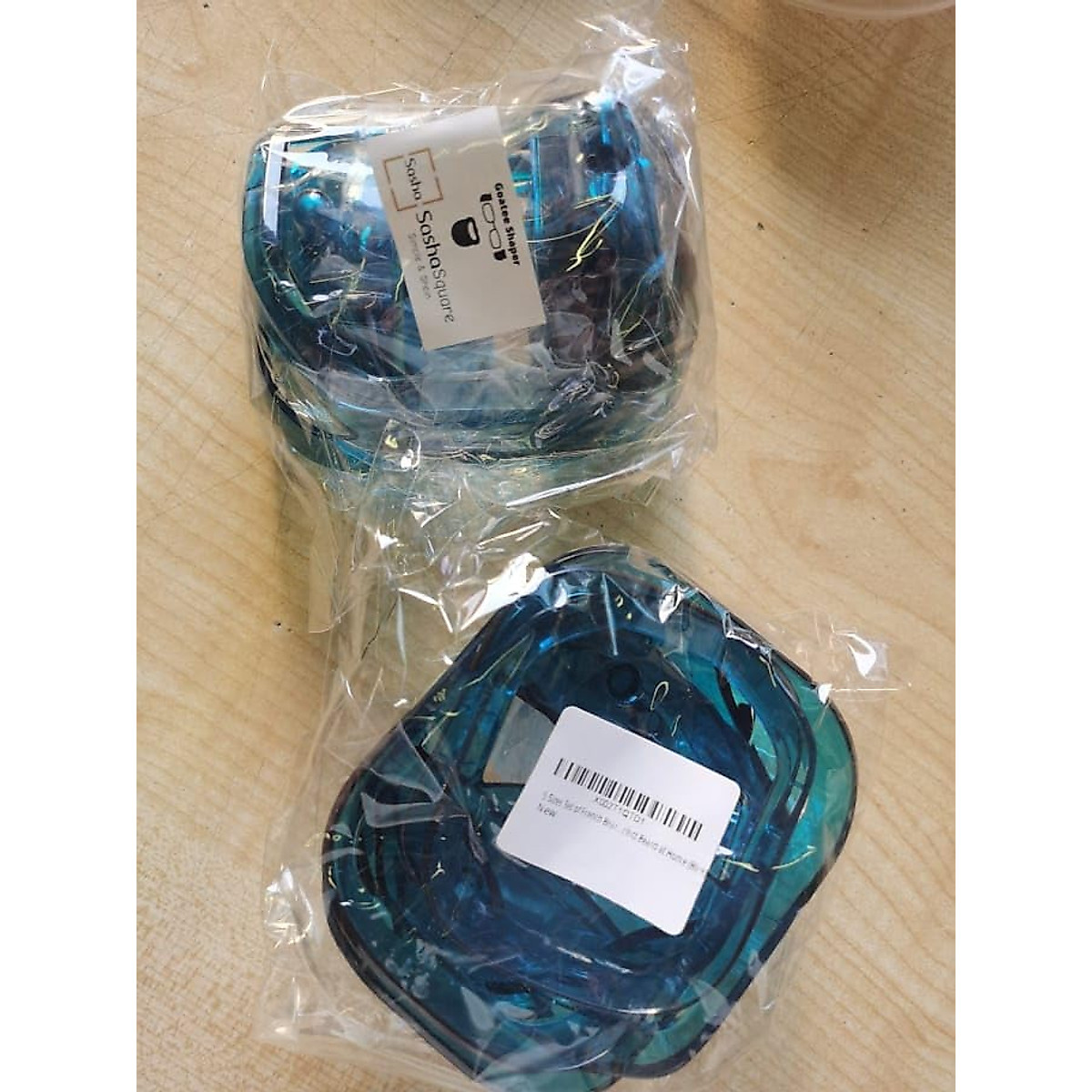 Sasha Square Goatee Shaper for Men, Beard Grooming Kit for Men, Barber Accessories, Beard Shaper for Men, Saves Time & Gives You Perfect Symmetric Beard (Blue)