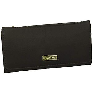 JuJuBe Be Rich Tri-Fold Wallet with Snap Enclosure, Legacy Collection - The Monarch - Black