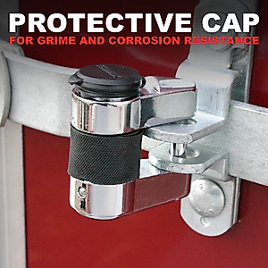 Trimax TMC10 Coupler / Door Latch Lock (fits couplers to 3/4" span) , Zinc