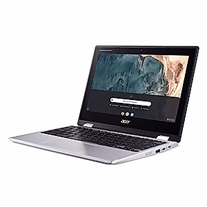 Acer Chromebook Spin 311 Convertible Laptop | Intel Celeron N4000 | 11.6" HD Touch Corning Gorilla Glass Display | 4GB LPDDR4 | 64GB eMMC | Intel 802.11ac Gigabit WiFi 5 | Chrome OS | CP311-2H-C7QD