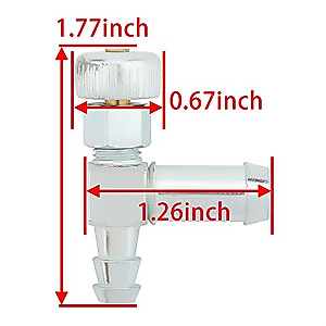 Allong Tank Fuel Hose Filter Gas Shut-Off Valve Grommet Bushing Fits 3000 5000 6250 Watts Craftsman Coleman Powermate Maxa GX240 Generator Snapper Snowblower Snow Thrower