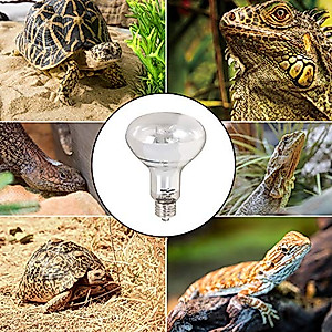 REPTI ZOO Reptile Heat Lamp 100W Full Spectrum UVA UVB Reptile Sun Lamp Self-Ballasted Vapor Basking Spot Lamp/Bulb/Light for Reptile and Amphibian