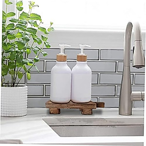 SHOWERORO Coffee Small Stool Plant Stands Small Wood Stool Simple Wood Stool Wooden