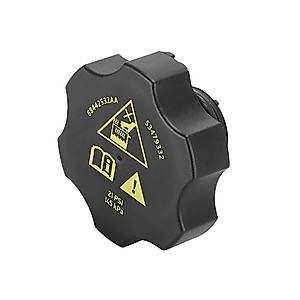 X AUTOHAUX Radiator Coolant Reservoir Recovery Cap for Chrysler for Jeep for Dodge for Ram 2013-2021 Replaces 68442532AA