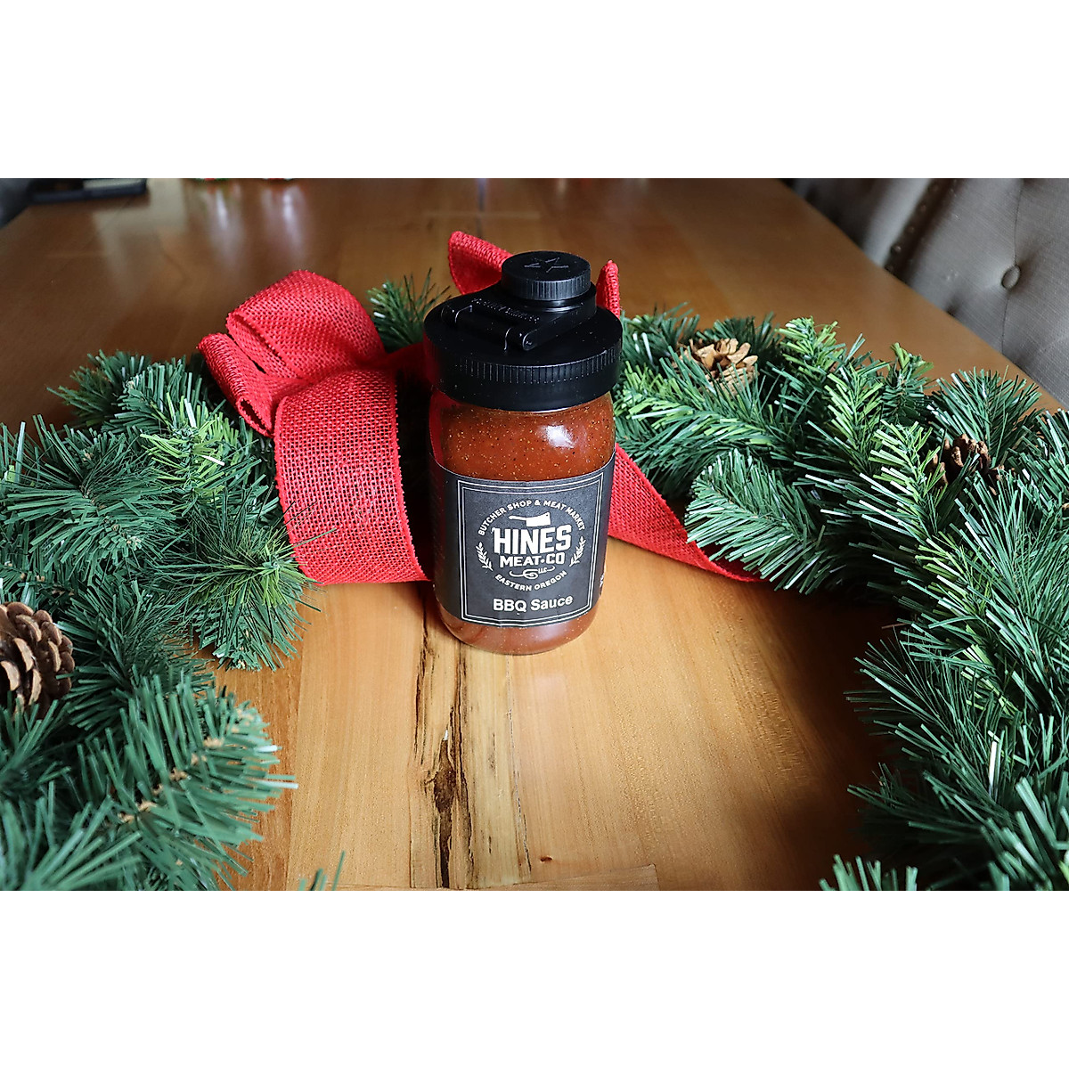 Brewing America Glass Mason Jar Pitcher with Lid - Ball Jar, 1 Quart (32 oz) with Black Wide Mouth Mason Jar Pour Lid, for Smoothie, Boba Cup, Sun Tea Jar, Cold Coffee Glass Tumbler, 1-Pack