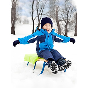 Gnodio 8 Pack Kids Beanie Hats and Gloves Set Kid's Knitted Beanies Hat Winter Gloves for Boys Girls