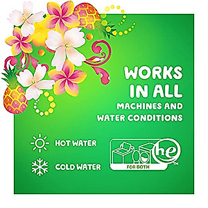 Gain Botanicals Plant Based Laundry Detergent, Orange Blossom Vanilla, 46 fl oz 32 loads, HE Compatible, Pack of 2