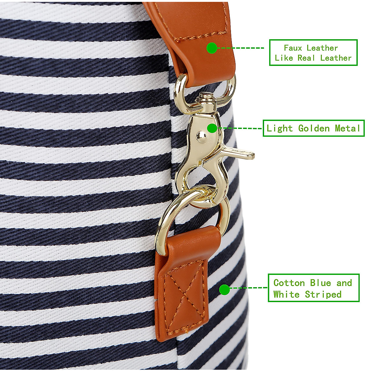 BAOSHA HB-28 Ladies Women Canvas Travel Weekender Bag Overnight Carry-on Duffel Tote Bag (Blue)